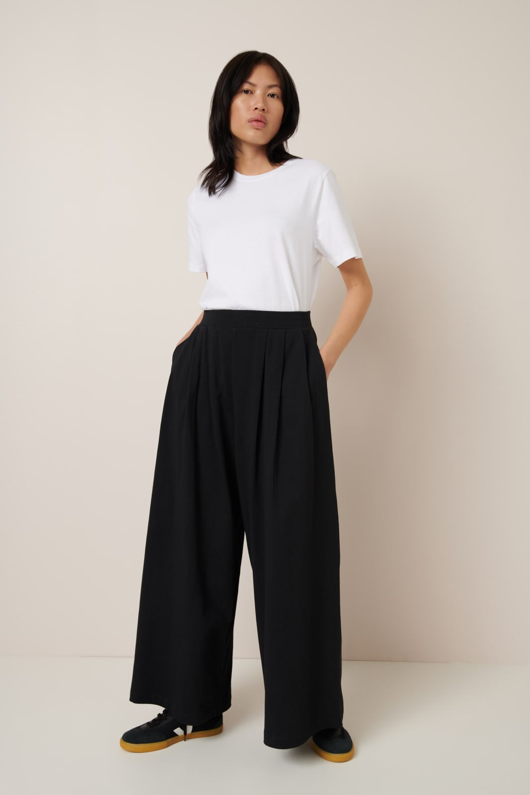 Shop Drape Pant - Black | Kowtow Clothing | Kowtow Australia